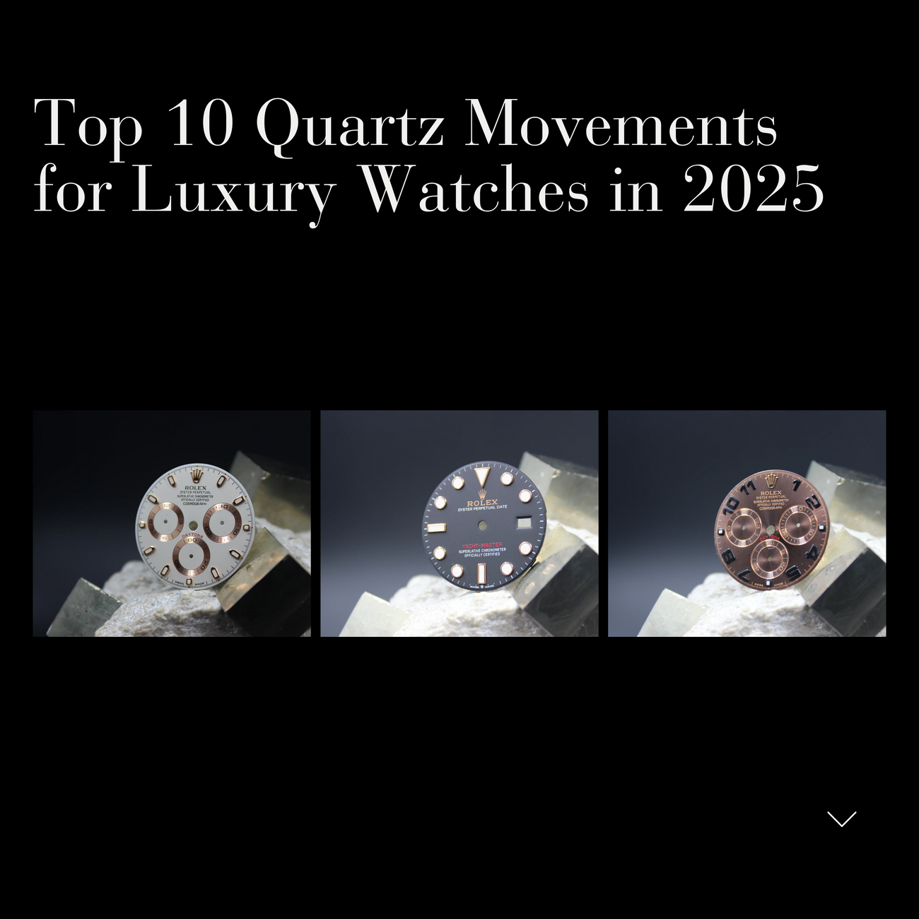 Top 10 Quartz Movements for Luxury Watches in 2025
