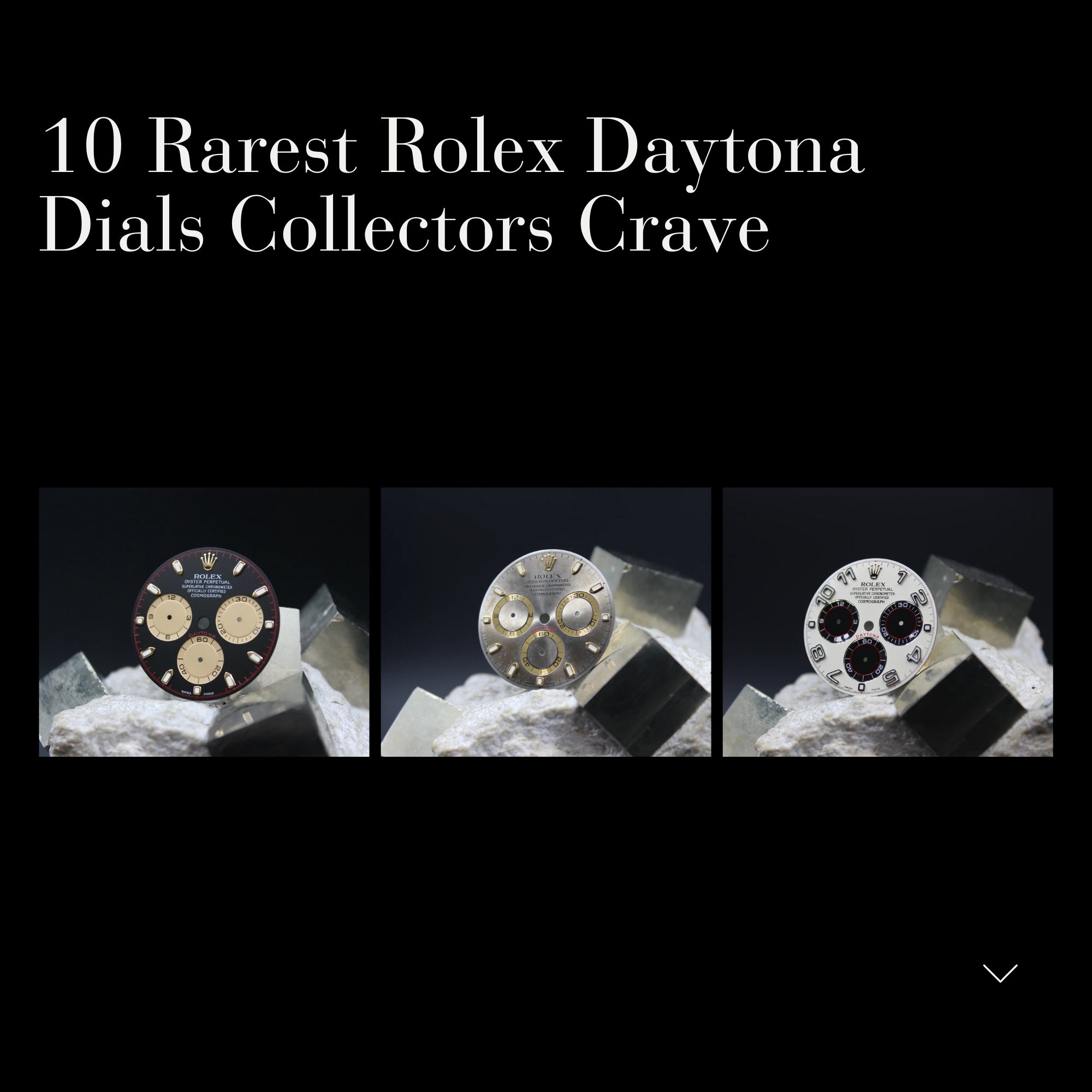 10 Rarest Rolex Daytona Dials Collectors Crave